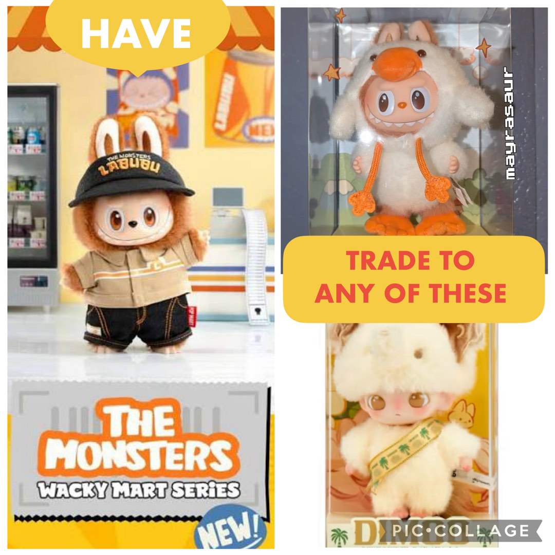 WTS/WTT Labubu Wacky Mart Series Plushie, Hobbies & Toys, Toys & Games ...