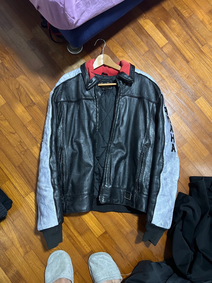 Yamaha Maxim Wear Leather Jacket - XL, Men's Fashion, Coats, Jackets ...
