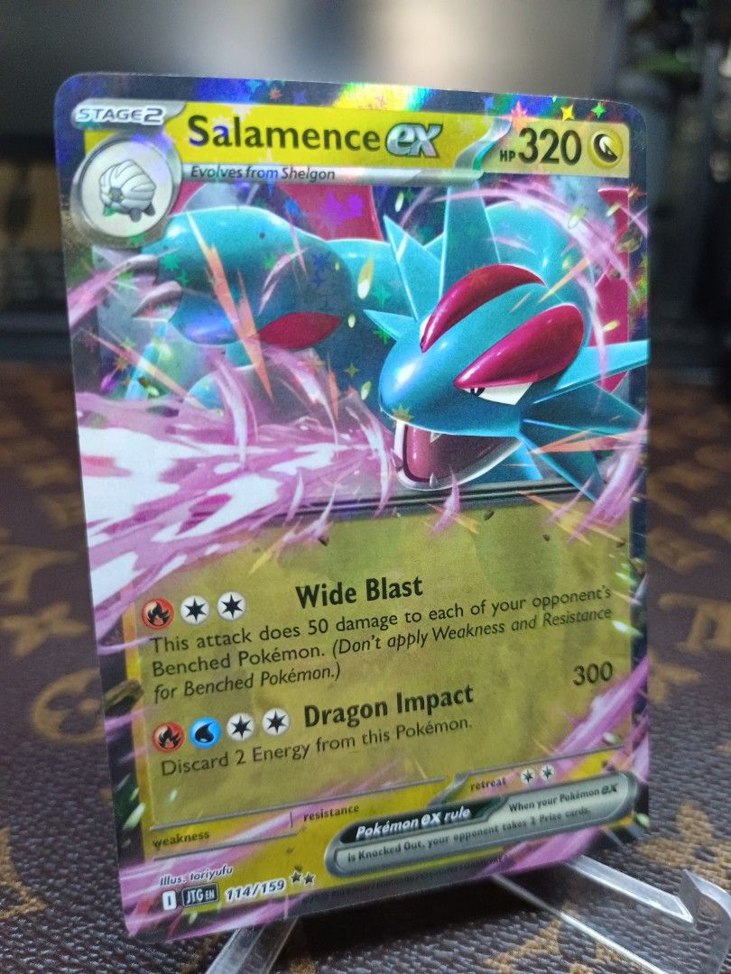 #2 Salamence Ex - 114/159 RR (Journey Together) Pokemon Card 2025 ...