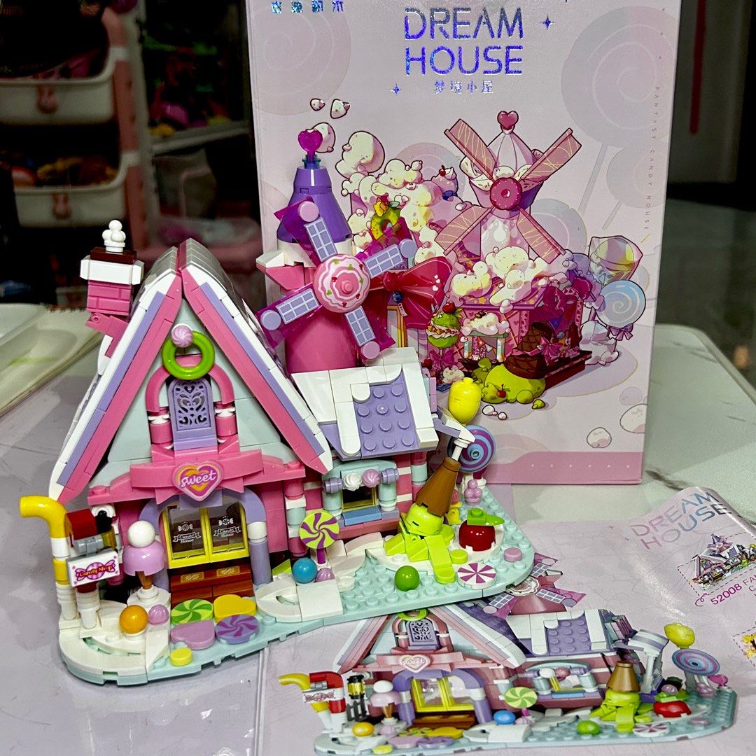547Pcs Fantasy Candy House Building Blocks Set (Lego Compatible ...
