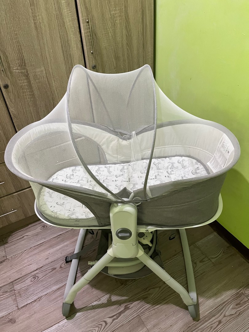 6in1 Baby Rocker Bassinet Crib Portable Baby Bed Cradle Rock and Play ...