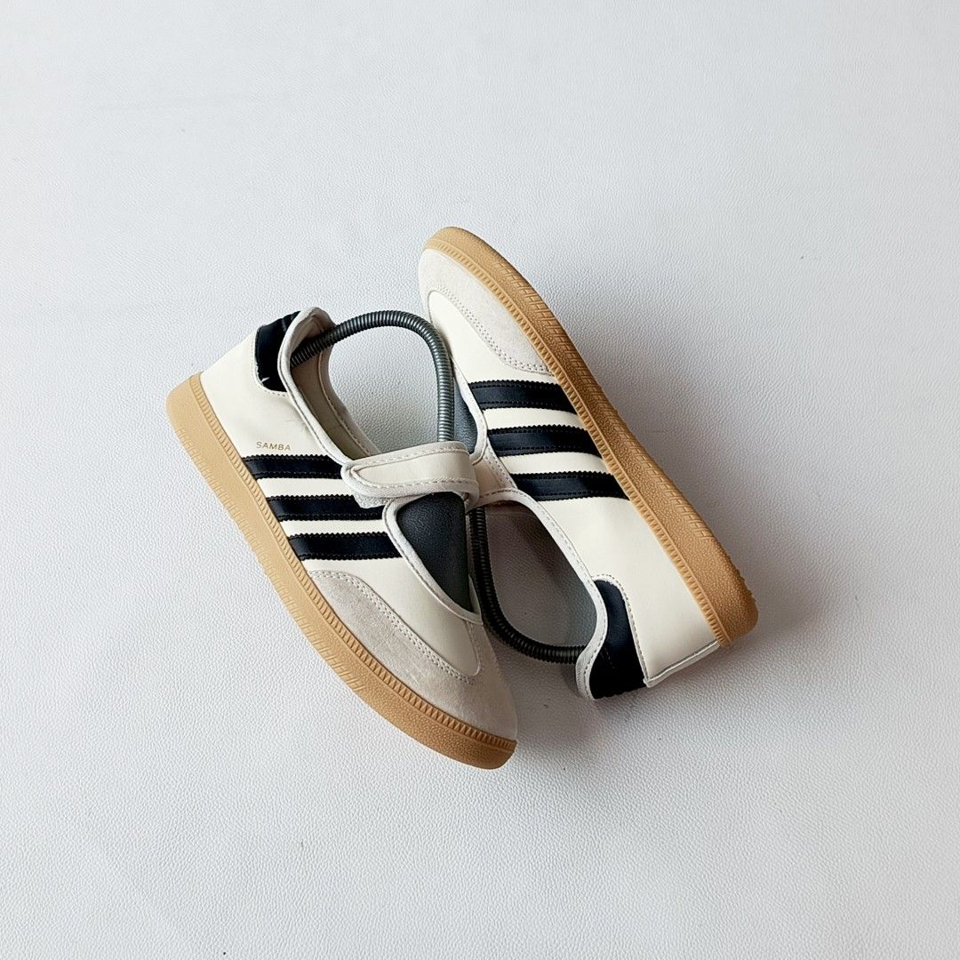 Adidas Samba Mary Jane Cream Black Gum, Fesyen Wanita, Sepatu di Carousell