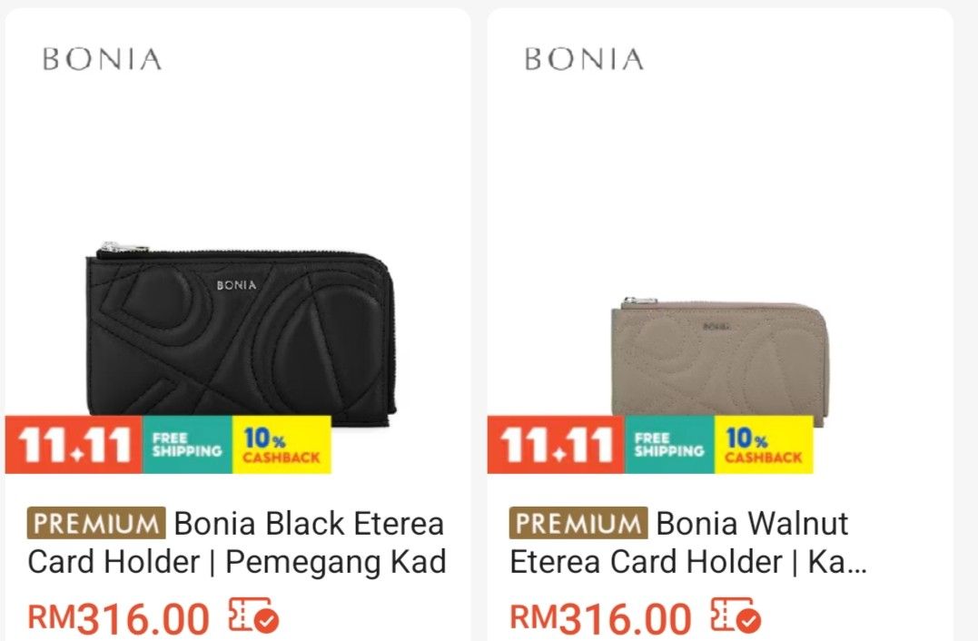BONIA Eterea Card Holder, Women's Fashion, Bags & Wallets, Wallets ...