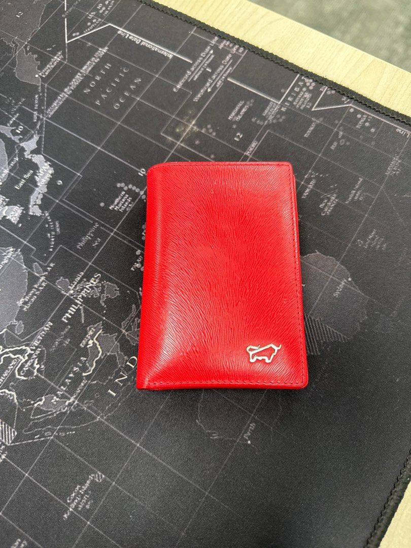 Braun Buffel Red Leather Wallet, Women's Fashion, Bags & Wallets ...