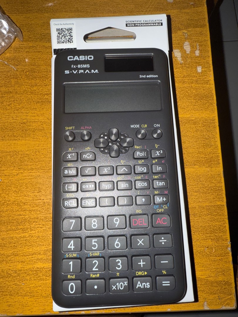 Casio fx-85MS 2nd Edition Scientific Calculator, Hobbies & Toys ...