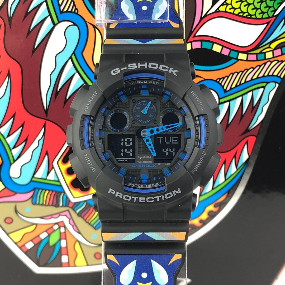 Casio G-SHOCK “Siam Manud Street” by P7 Limited Edition GA-100, Men's ...