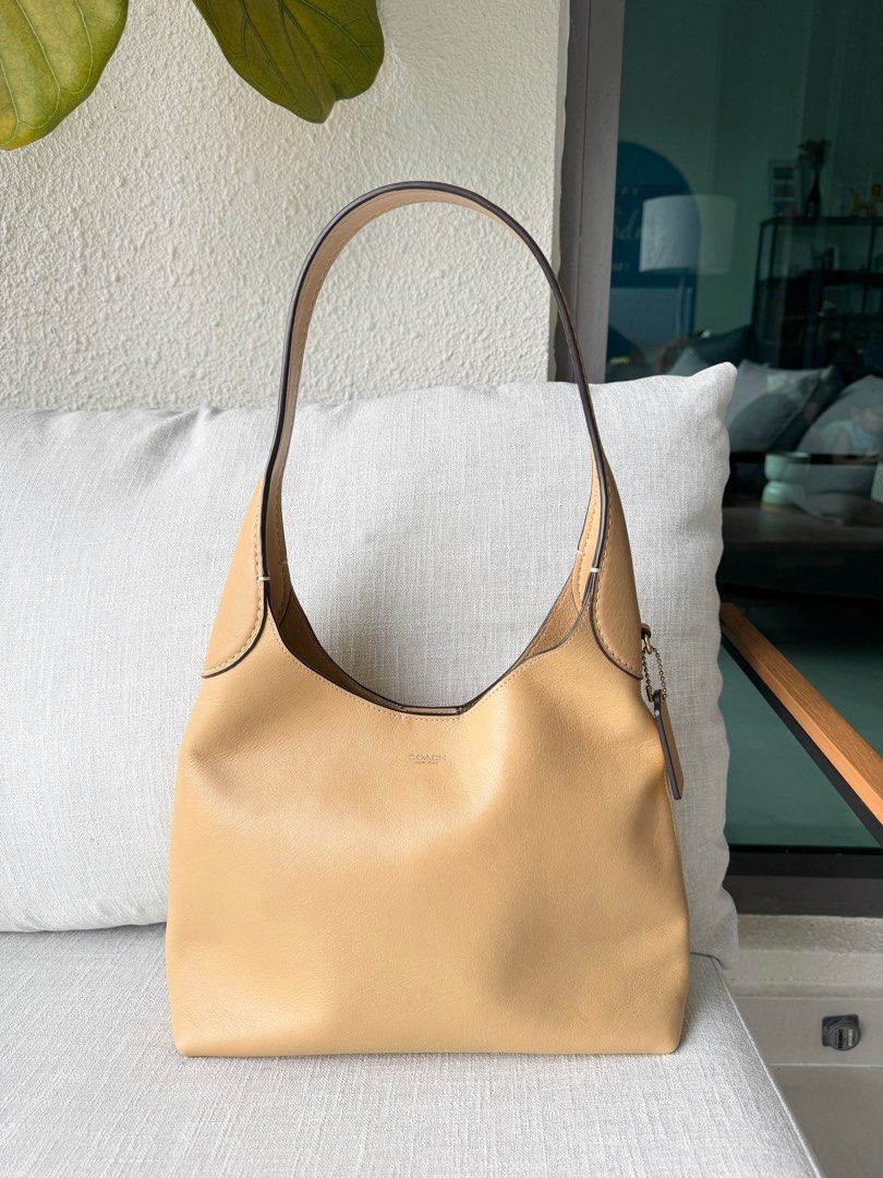 Coach Brooklyn 28 Bag - Natural Full Grain Leather, Women's Fashion ...