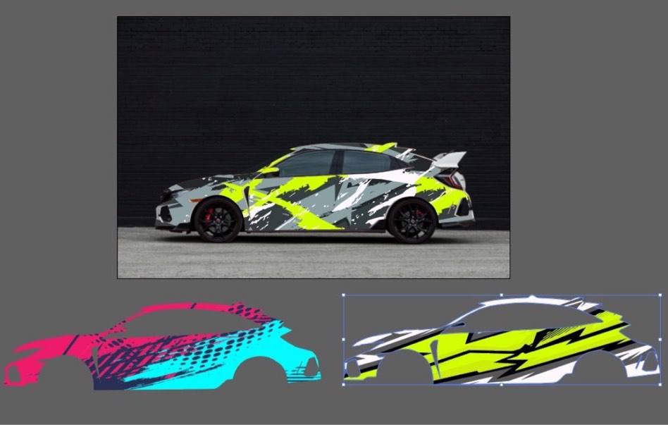 Custom Car Livery Design with Installation High Quality Vinyl Sticker ...