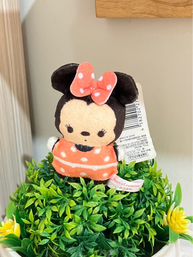 Disney Minnie Mouse Cute Plush Keychain, Hobbies & Toys, Toys & Games ...