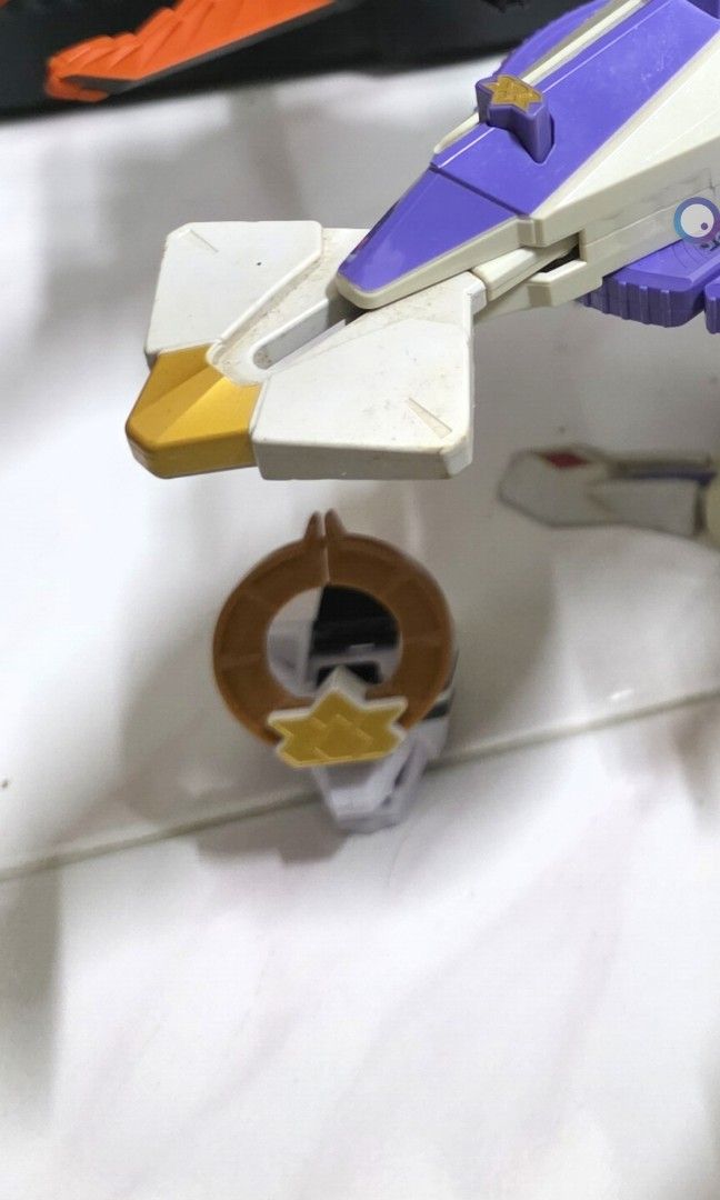 Dx Power ranger/Samurai Sentai Shinkenger Megazord Kajiki, Kabuto,Ika ...