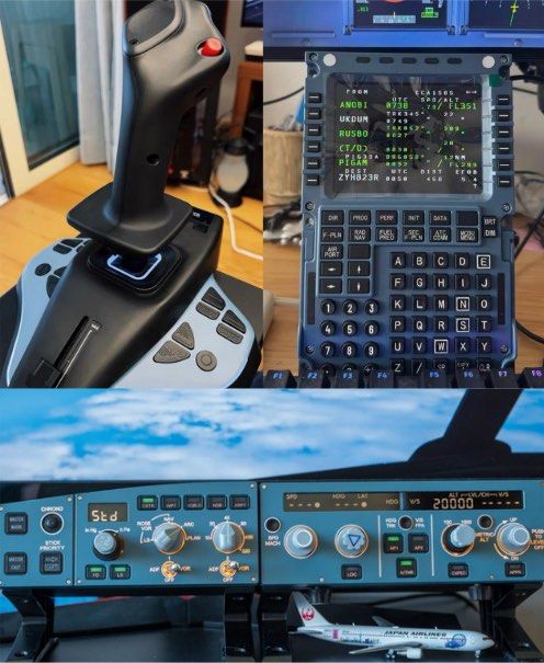 Flight Simulator Control Winwing Airbus MCDU, Mini FCU + Mini EFIS ...