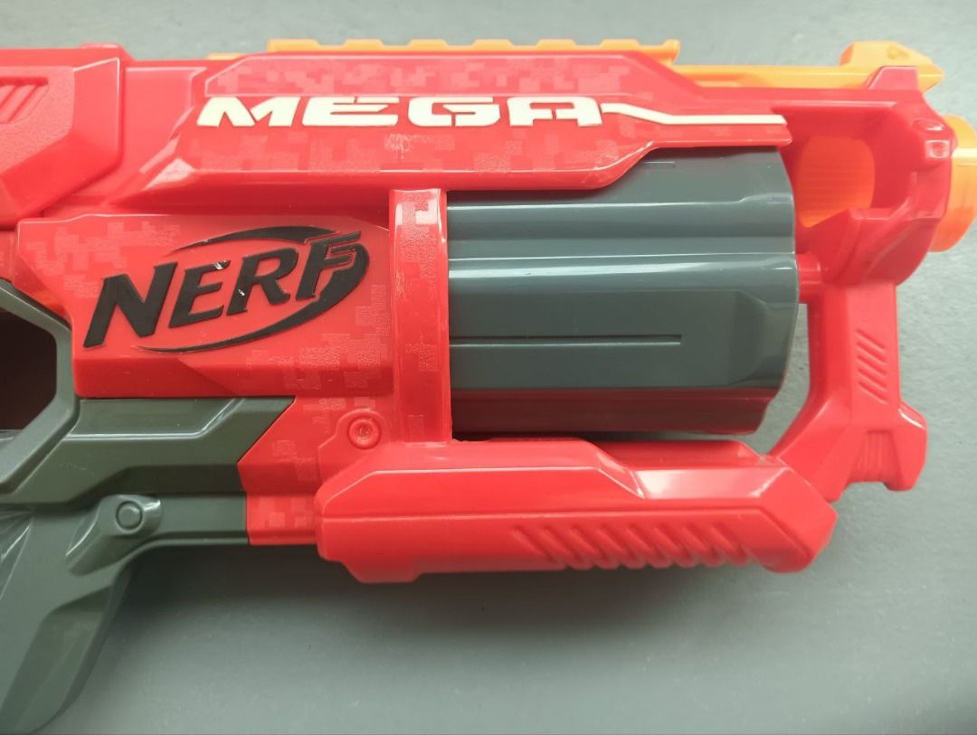 [FREE BULLETS] Authentic Nerf Mega Cycloneshock foam bullet blasters ...