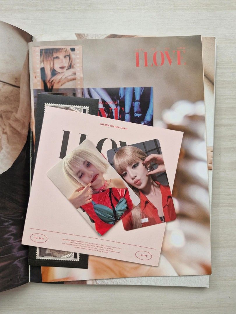 (G)I-DLE - I LOVE Album (Born Ver.), Hobbies & Toys, Memorabilia ...