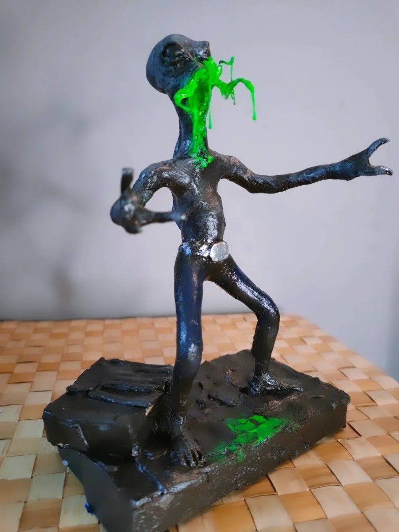 Handmade Alien Sculpture, Hobbies & Toys, Stationery & Craft, Handmade ...