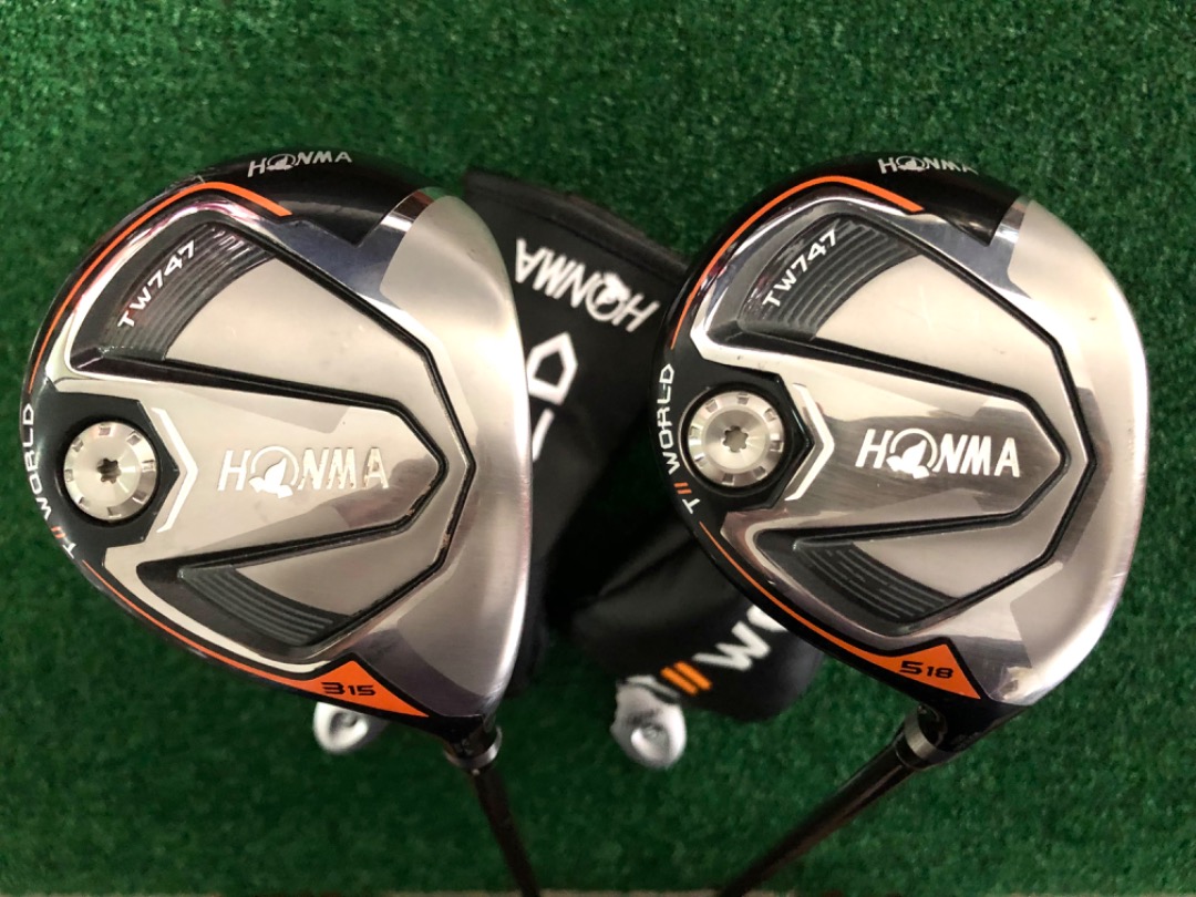 Honma TW747 (R) 3 & 5 WOOD 🇯🇵 - IGT GOLF, Sports Equipment, Sports & Games, Golf on Carousell