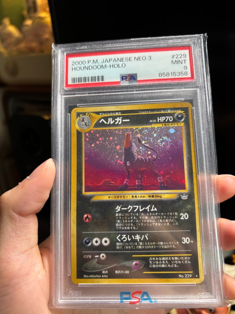 Houndoom Holo #229 Neo, Hobbies & Toys, Toys & Games on Carousell