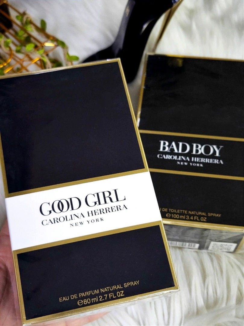 💯Legit Carolina Herrera Good Girl/Bad Boy, Beauty & Personal Care ...