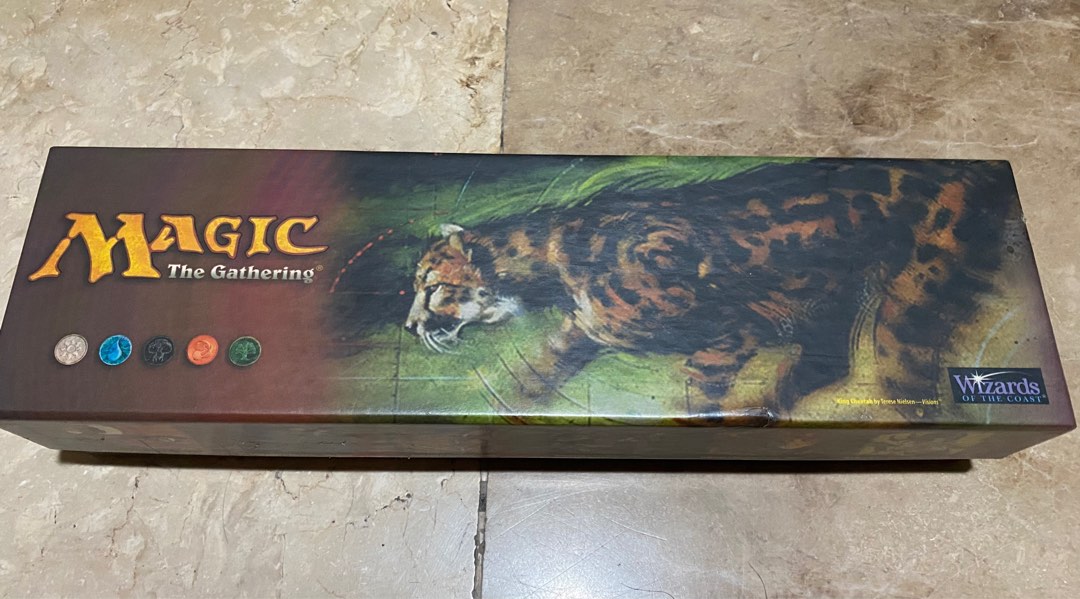 Magic The Gathering Vintage King Cheetah Deck Box with 900+ Common and ...