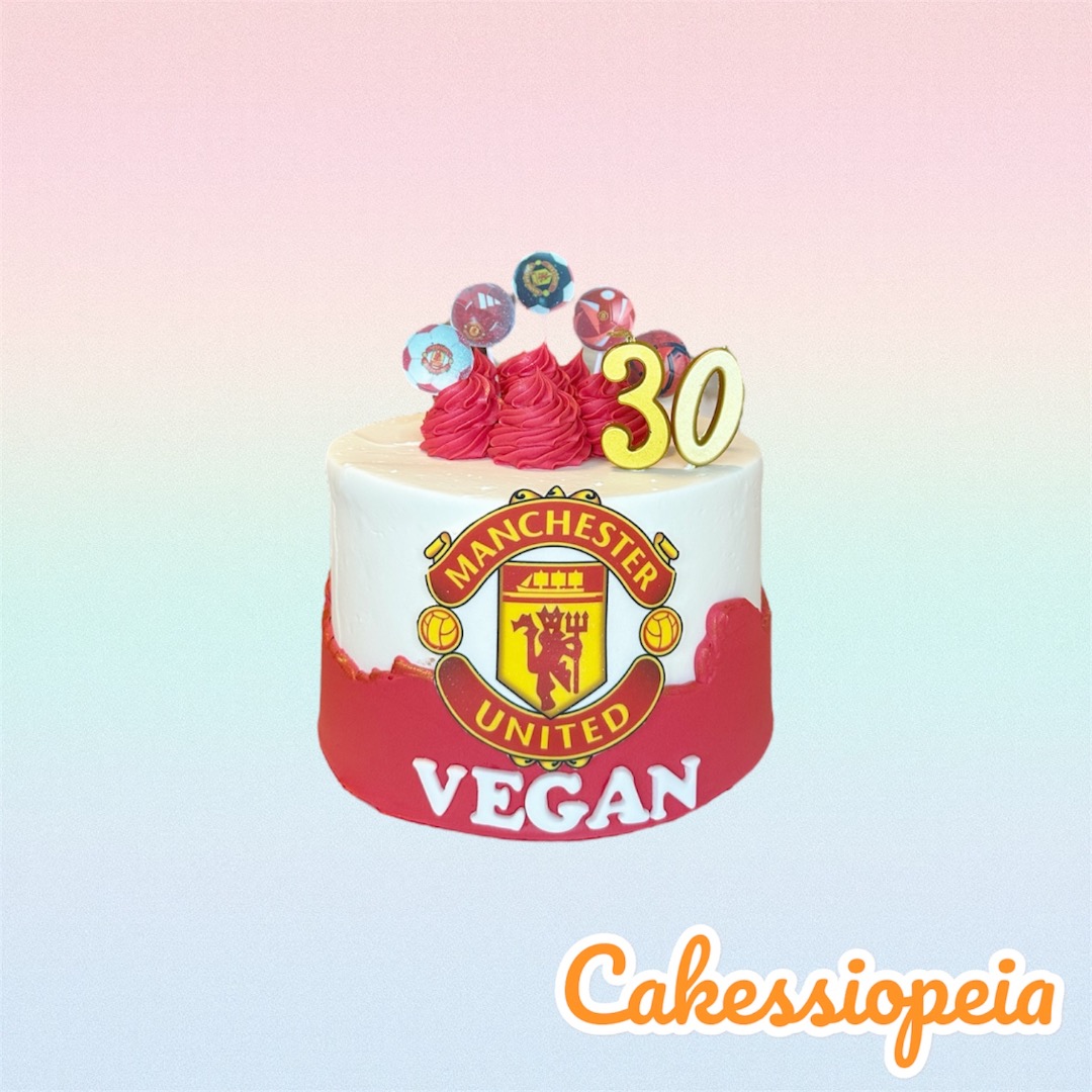 Manchester United Design Cake/Birthday Cake/Customised Cake, Food ...