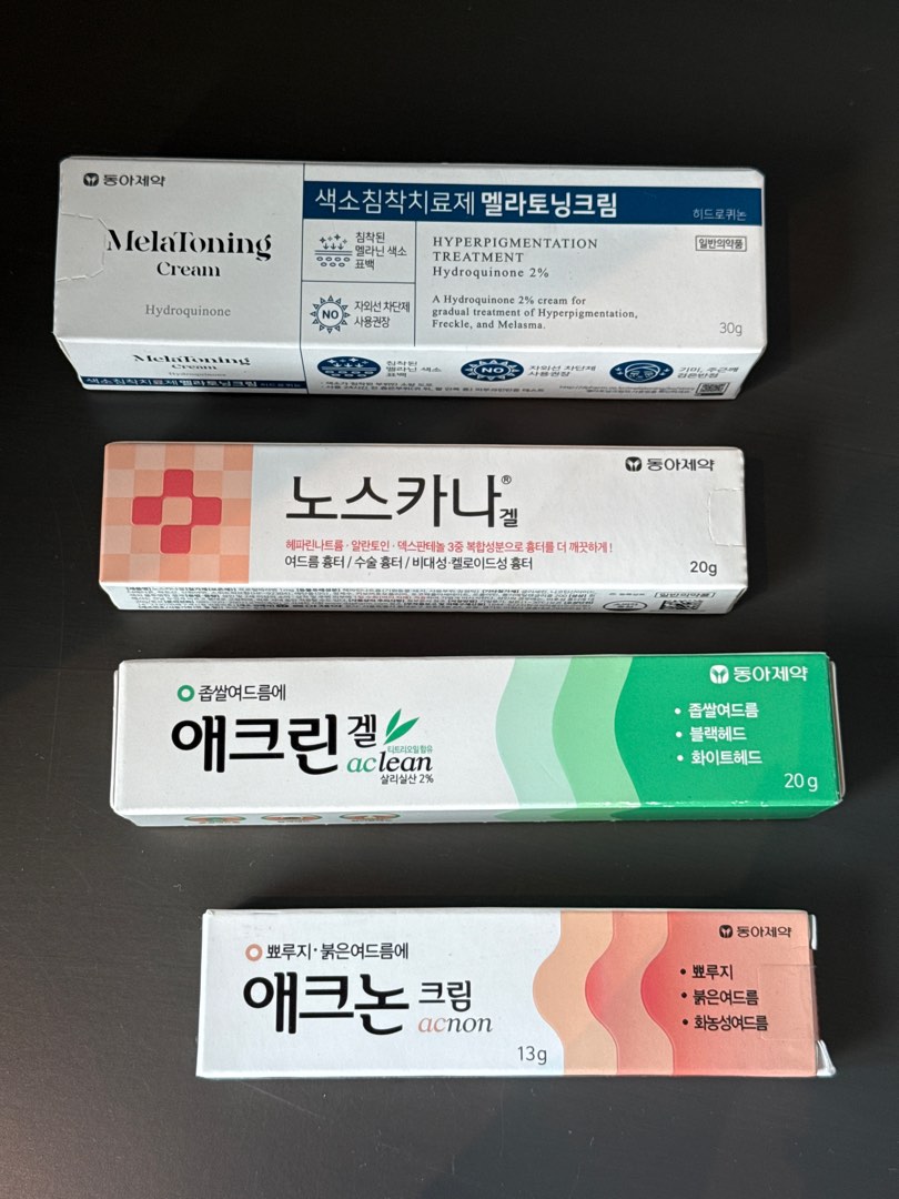 Melatoning Cream, Noscar Gel, Aclean Gel, Acnon Cream, Beauty ...