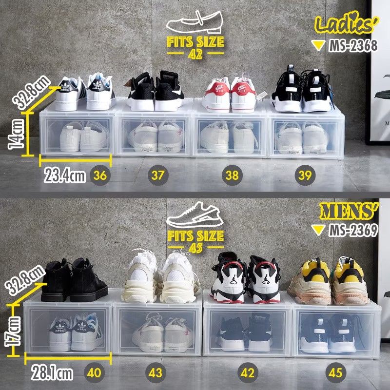 Modular Retractable Lid Shoe Box, Furniture & Home Living, Home ...