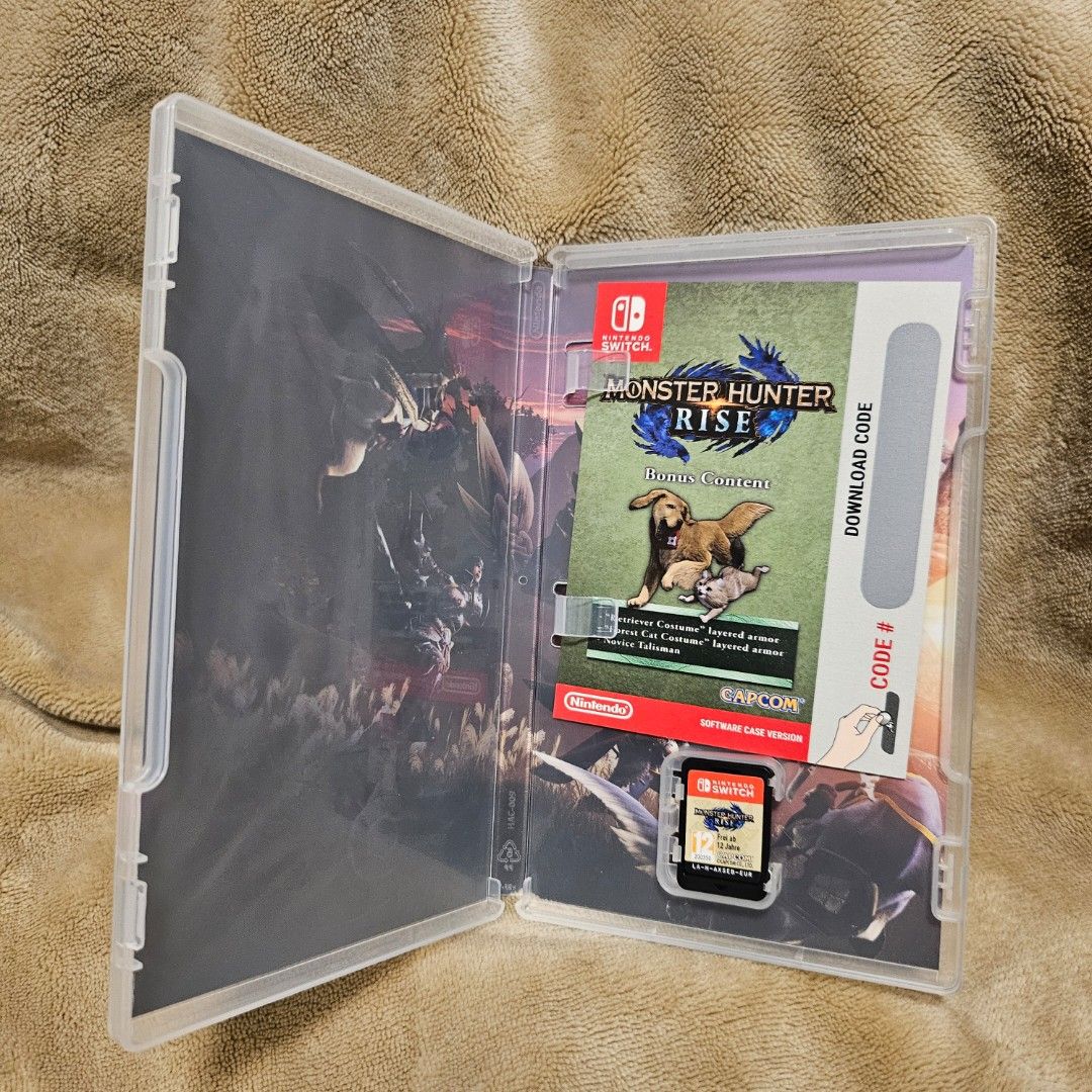 Monster Hunter Rise Game Nintendo Switch, Video Gaming, Video Games ...