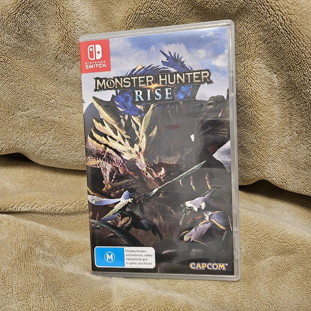 Monster Hunter Rise Game Nintendo Switch, Video Gaming, Video Games ...
