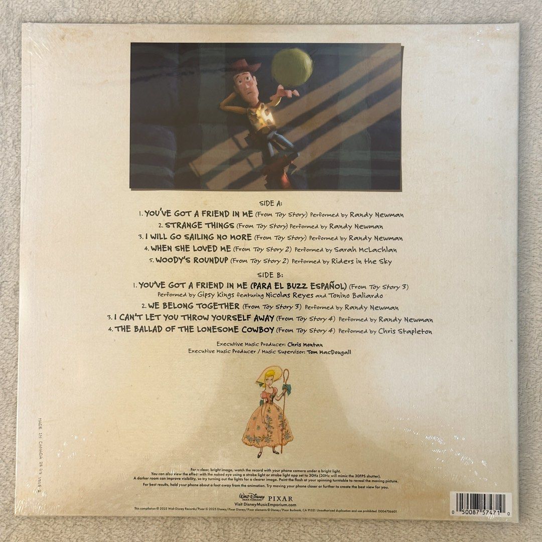 [On Hand] Randy Newman - Toy Story: Songs To Infinity & Beyond Original ...