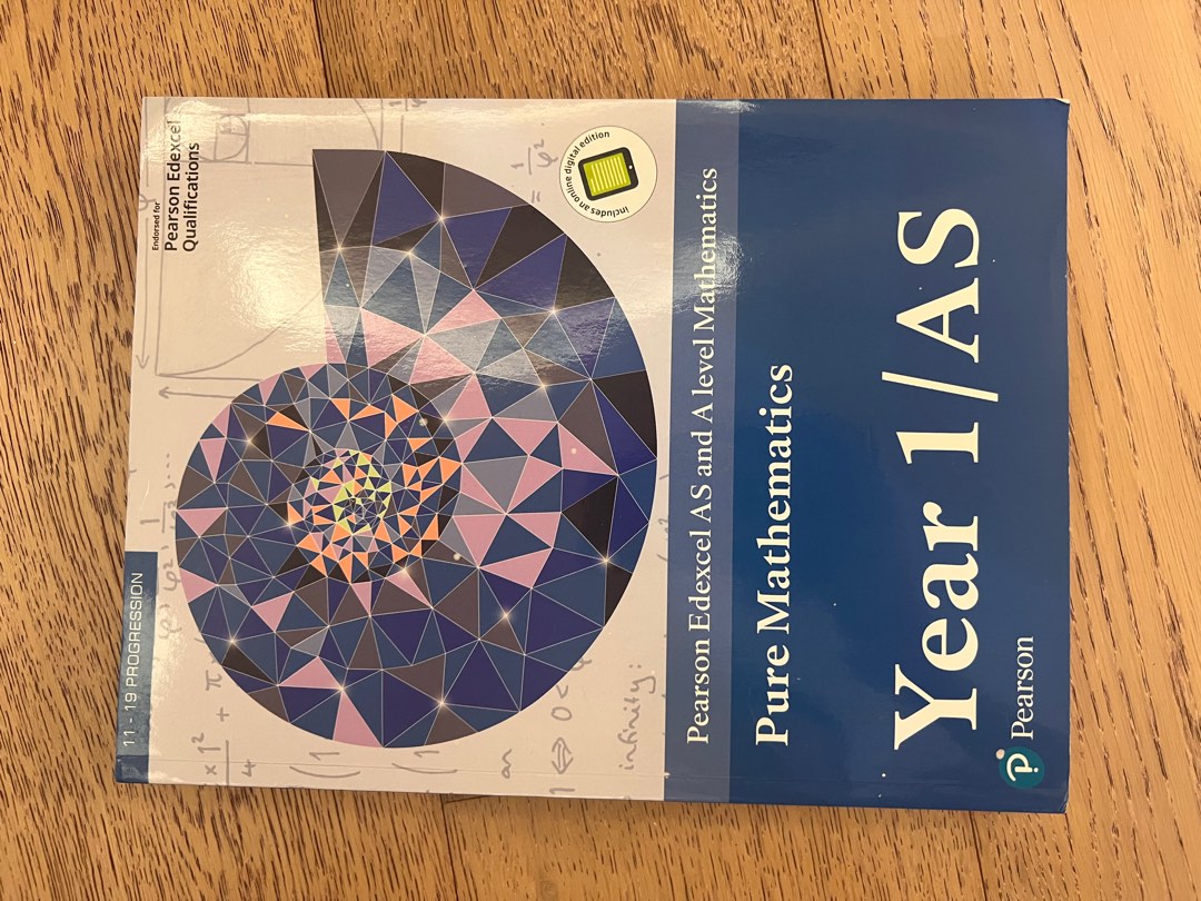 Pearson Edexcel Pure Mathematics Year 1/AS, 興趣及遊戲, 書本 & 文具, 教科書 - Carousell
