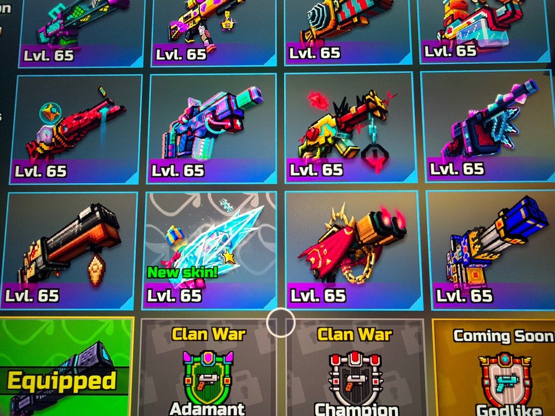 Pixel gun 3D account (maxed out), 電子遊戲, 電子遊戲, 其他 - Carousell