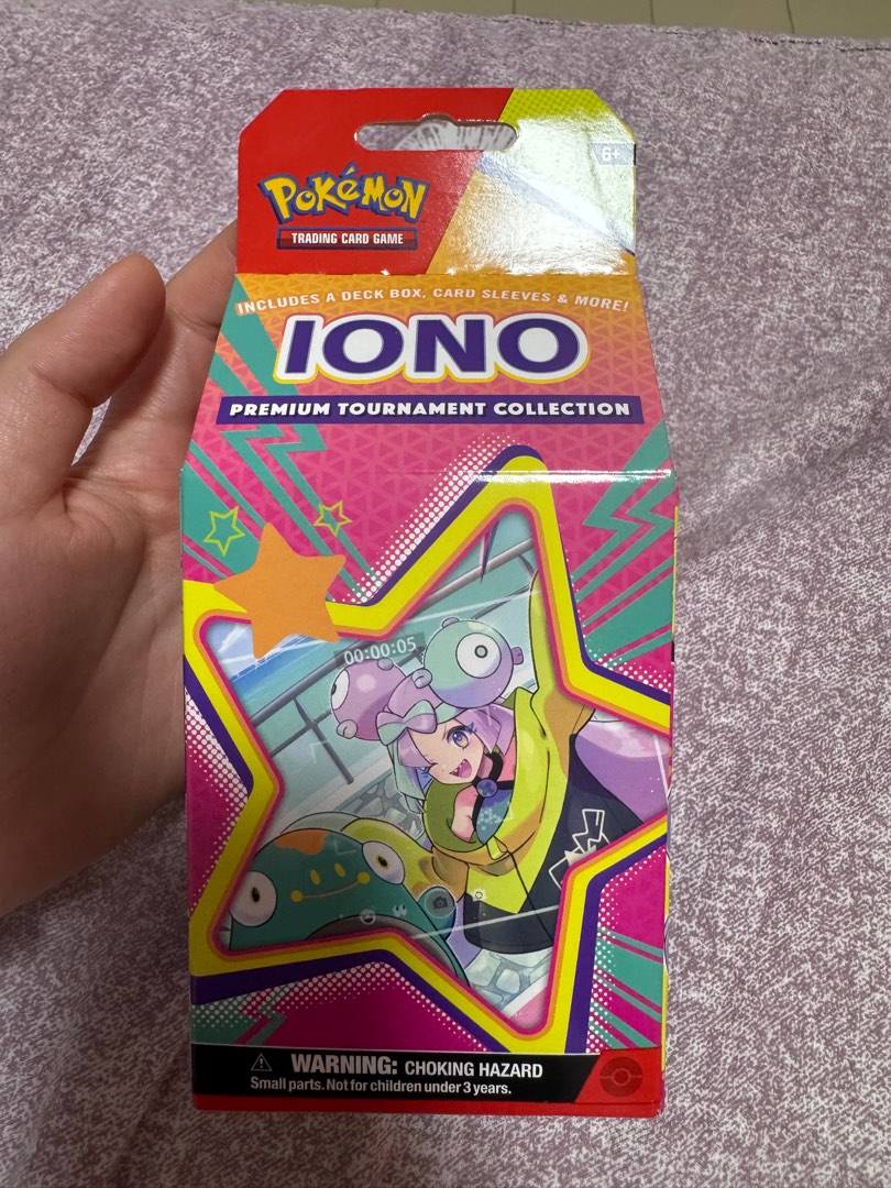 Pokemon TCG English Card Iono Premium Tournament Collection Sword ...