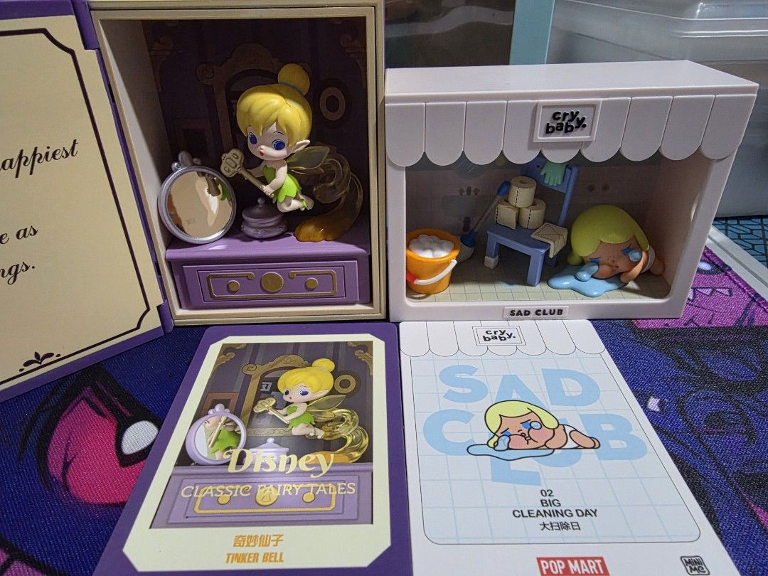 Popmart Disney & Sad Club, Hobbies & Toys, Toys & Games on Carousell