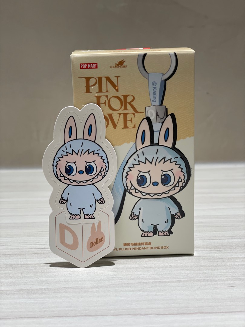 Popmart Labubu Pin For Love - D, Hobbies & Toys, Toys & Games on Carousell
