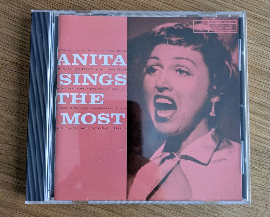 [ 24 Bit Mastering Mono Japan Press ] Anita O'Day - Anita Sings The Most, Hobbies & Toys, Music ...