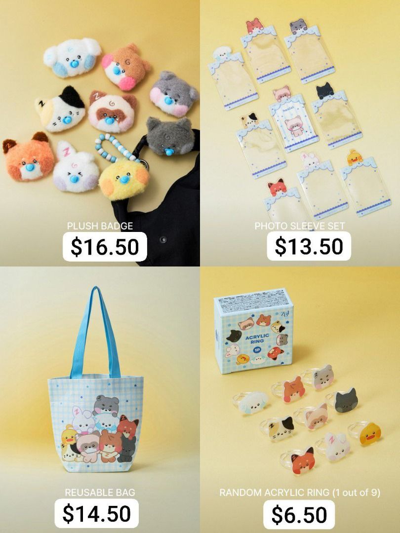 [SG PO] ZB1 X LINE FRIENDS [ZERONI] FLUFFY WONDERLAND COLLECTION ...