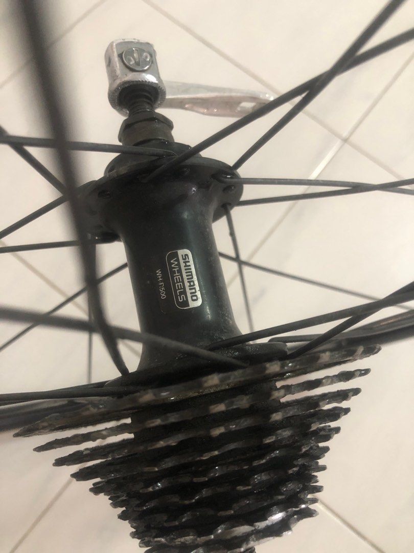 Shimano WH-R500 Road Bike Wheelset, Sports Equipment, Bicycles & Parts ...