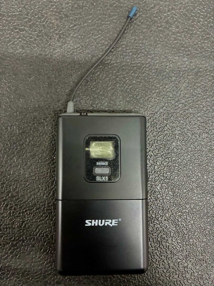 Shure SLX1 Transmittet Bodypack, Audio, Microphones on Carousell