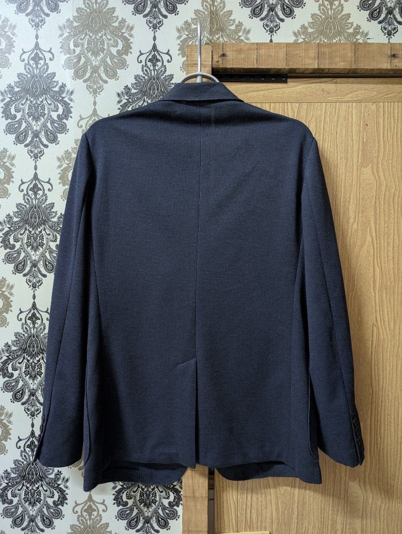 Size M Pit 20 Labuh 28 Uniqlo Mens Navy Blazer Jacket Casual Smart Navy ...