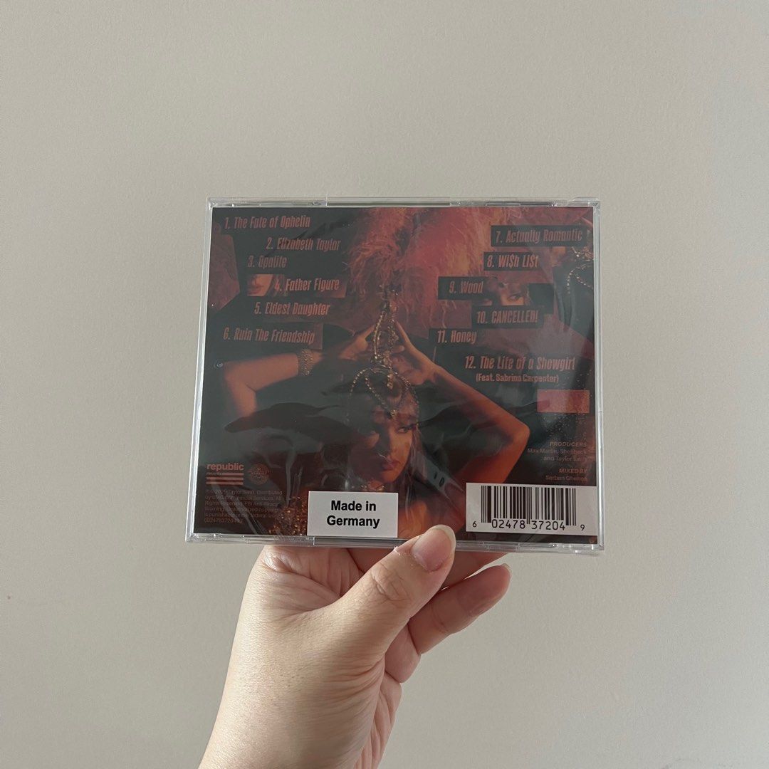 Taylor Swift - The Life Of A Showgirl (Sweat And Vanilla Perfume ...