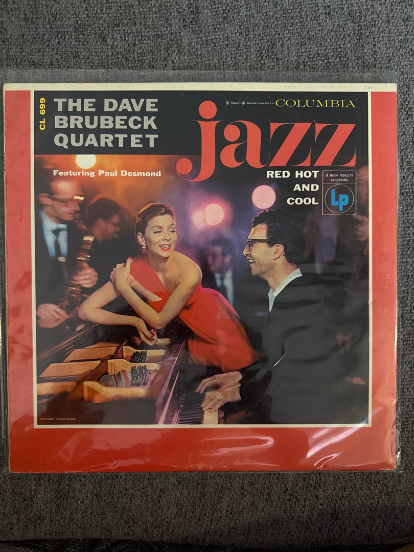 The Dave Brubeck Quartet - Jazz Red Hot and Cool Vinyl Record, Hobbies ...
