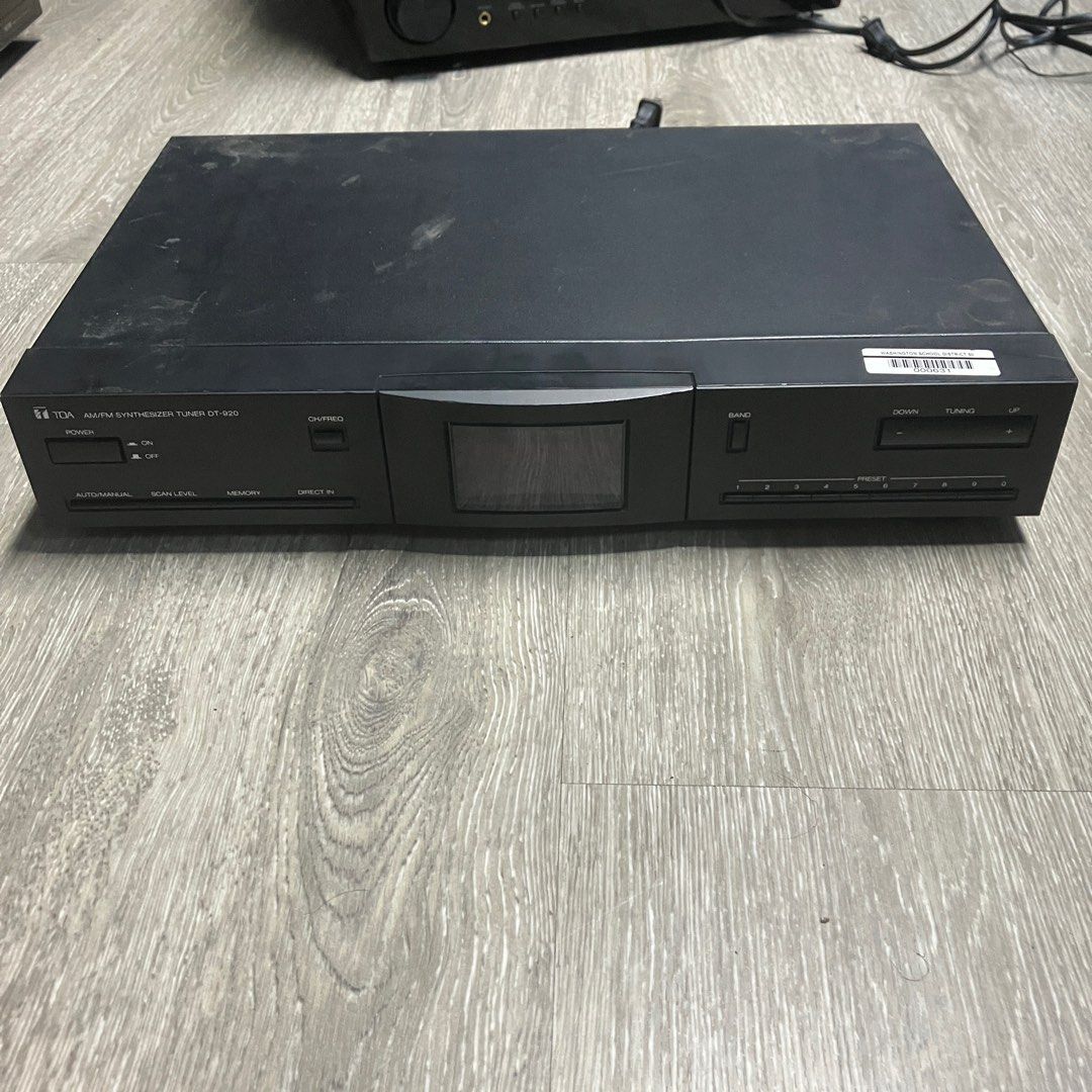 Toa DT-920 Stereo Tuner, Audio, Other Audio Equipment on Carousell