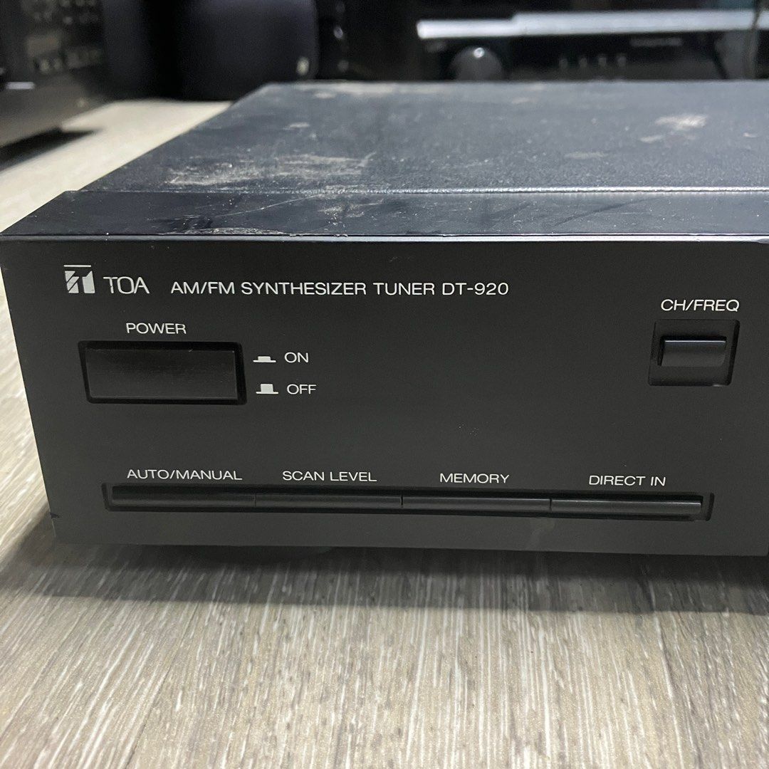 Toa DT-920 Stereo Tuner, Audio, Other Audio Equipment on Carousell