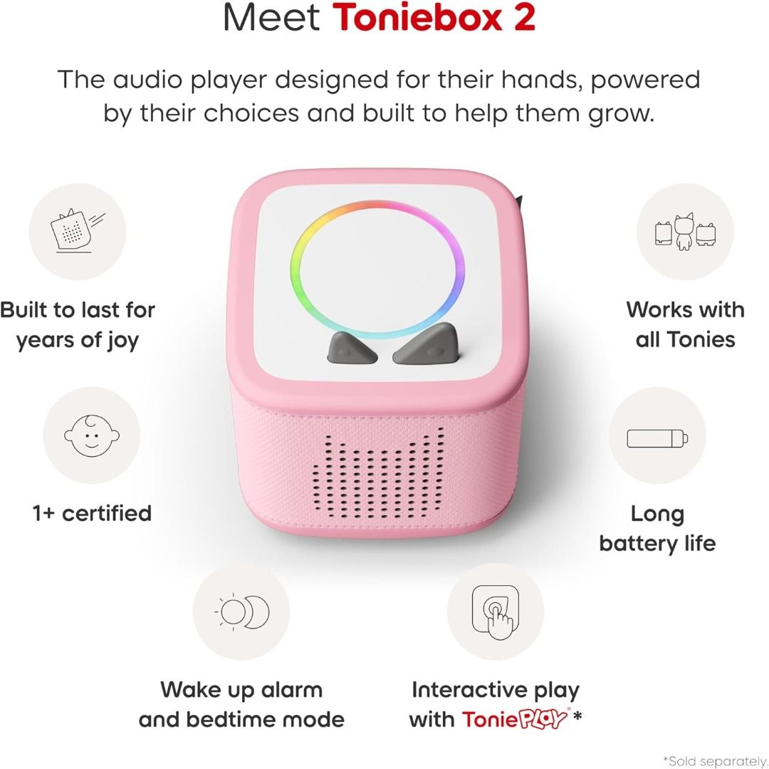 [ready] Toniebox 2 Audio Player Disney Princess Bundle for Kids 3+ with ...