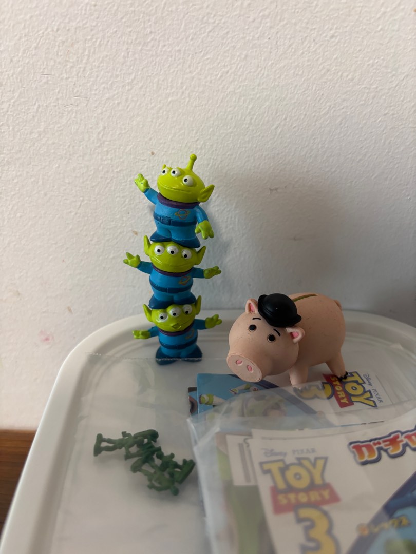 Toy story 3 capsule toys gachapon gashapon hamm alien army commander ...