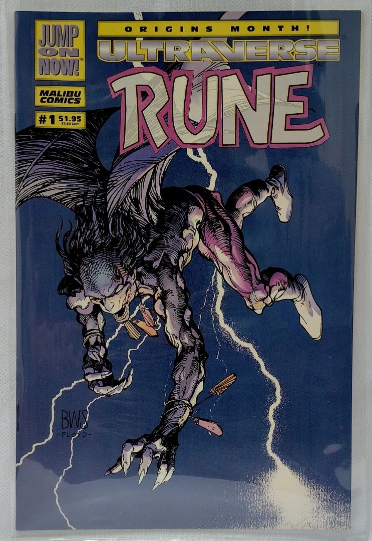 ULTRAVERSE RUNE #1, 2, 3, 4 (4 BOOKS) (1994) BARRY WINDSOR SMITH ...