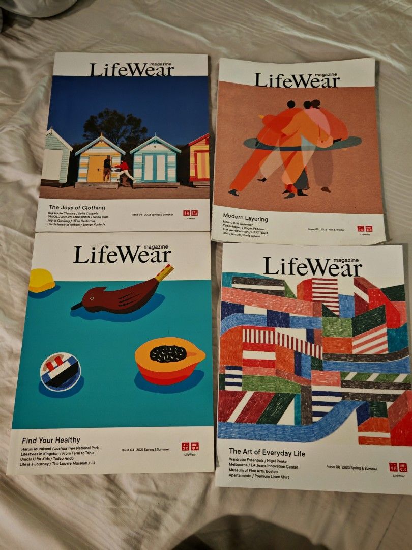 Uniqlo LifeWear Magazine - 4 Issues, Hobbies & Toys, Books & Magazines ...