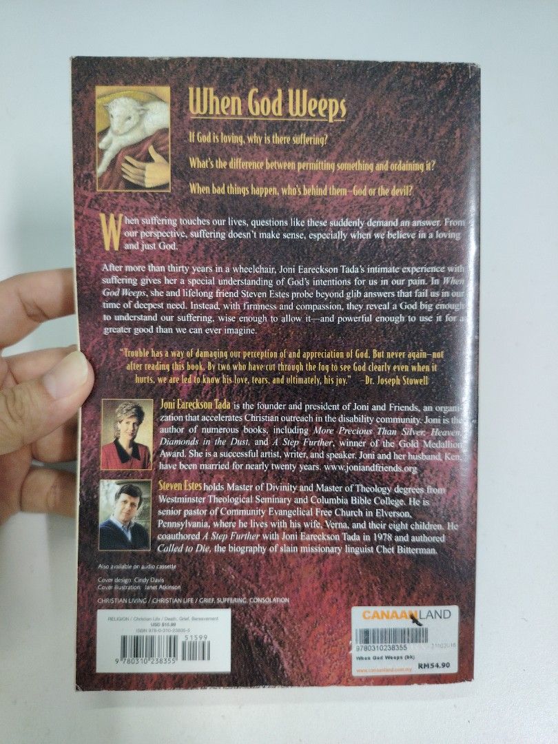[Used] When God Weeps by Joni Eareckson Tada (Nonfiction > Christianity ...