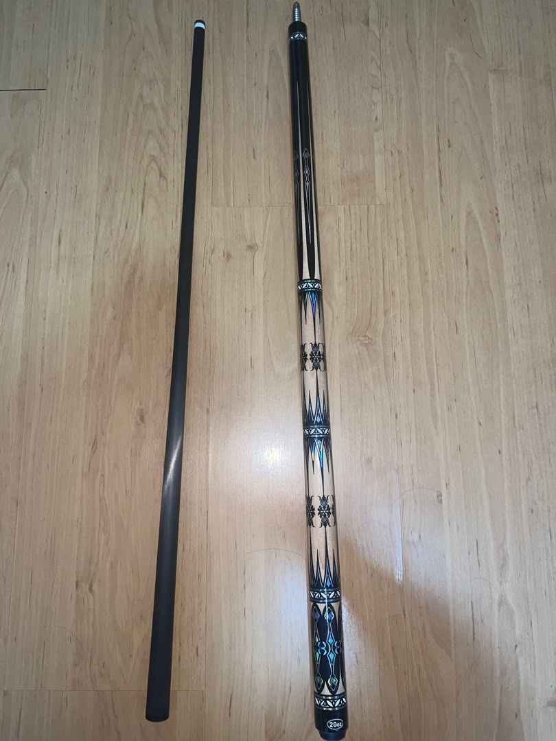 YFEN Carbon Fiber Pool Cue + Little Monster Carbon Fiber Break Jump cue ...