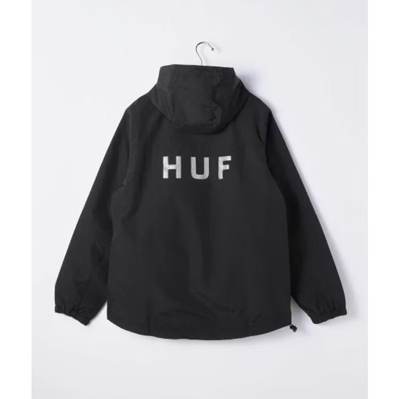 絕版 少見 稀有 美國 正品 HUF 潮牌 Shell Jacket 防水 防風 反光 風衣 外套 機能 連帽 有帽子, 他的時尚, 外套 ...