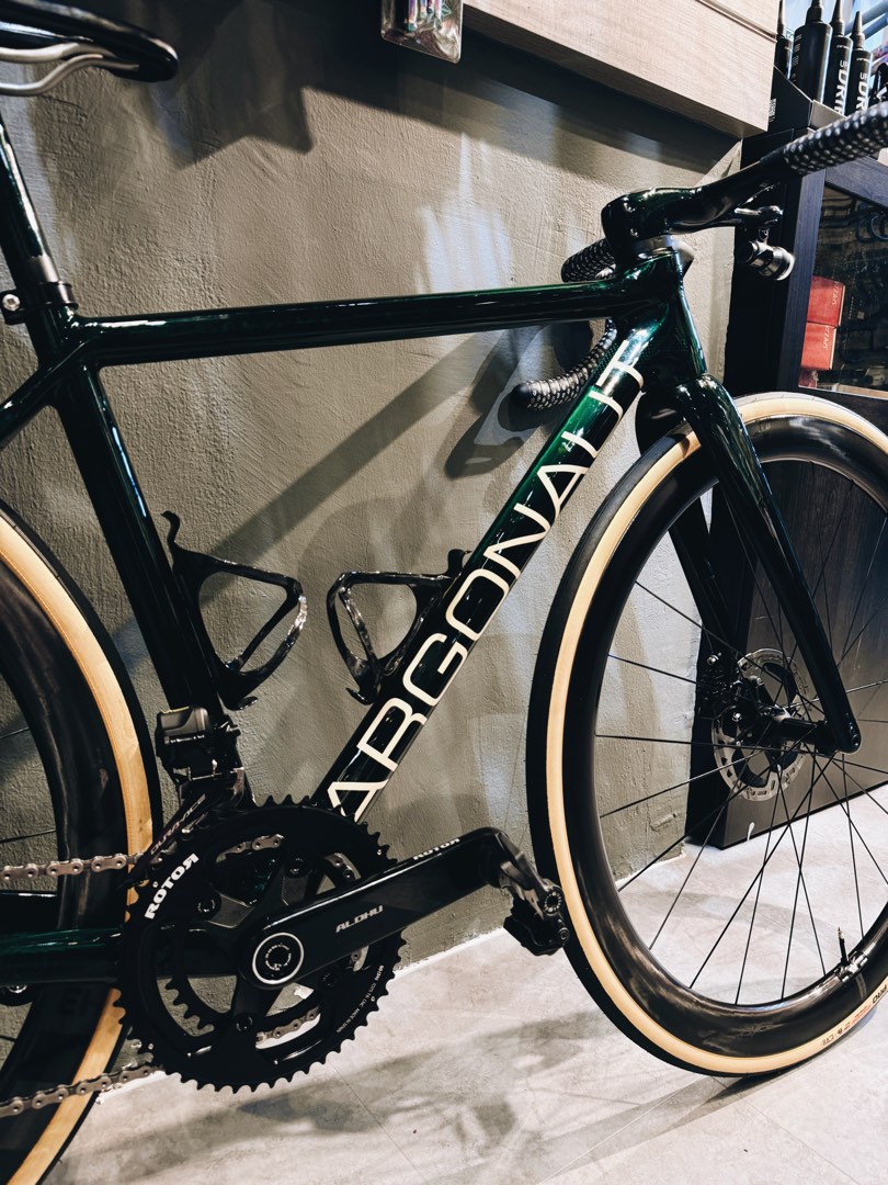 Argonaut RM3 Candy Emerald Green Frameset Size 505 + Enve SES AR 90/38 ...